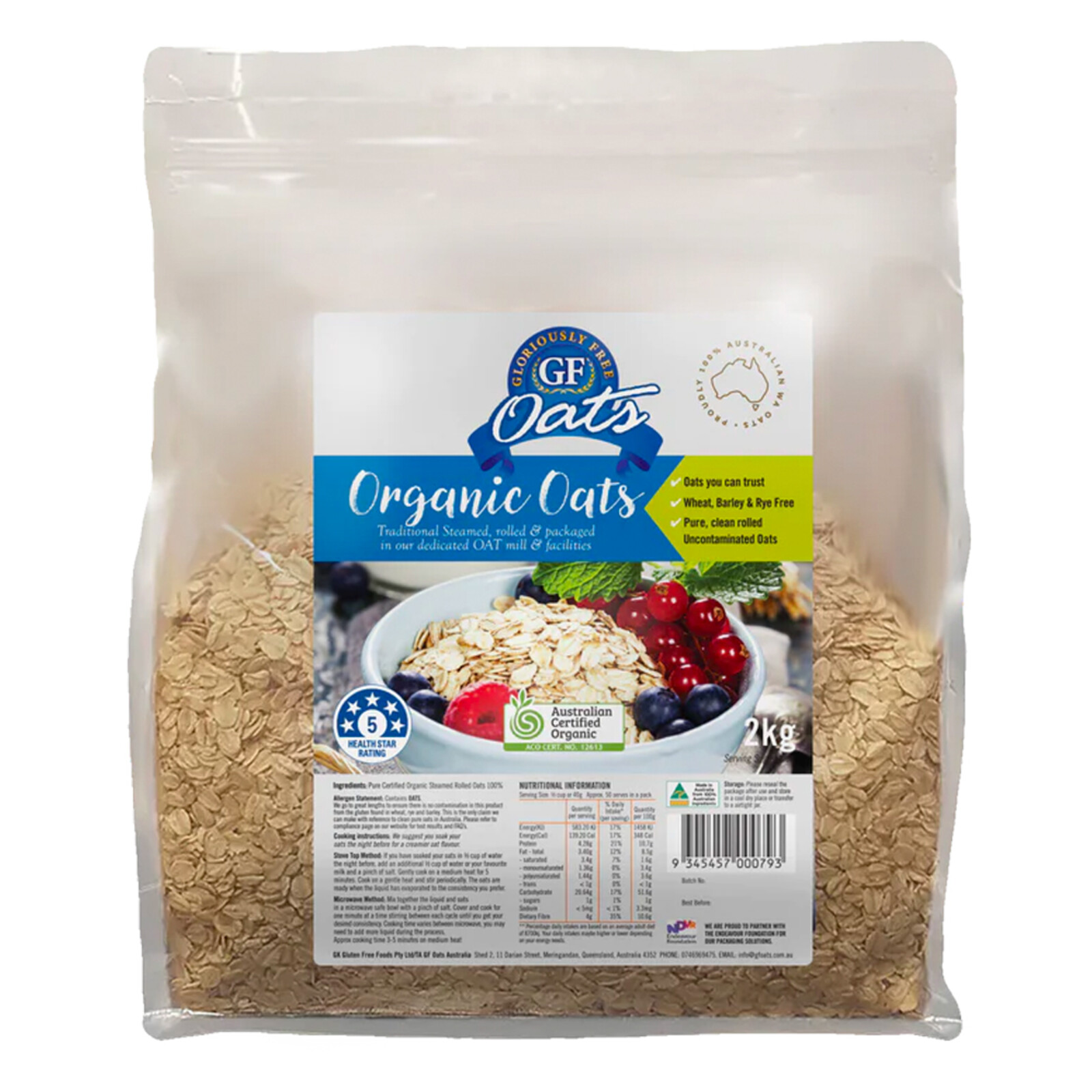Aussie Organic Oats | Buy Shop All Online | Little Valley Distribution