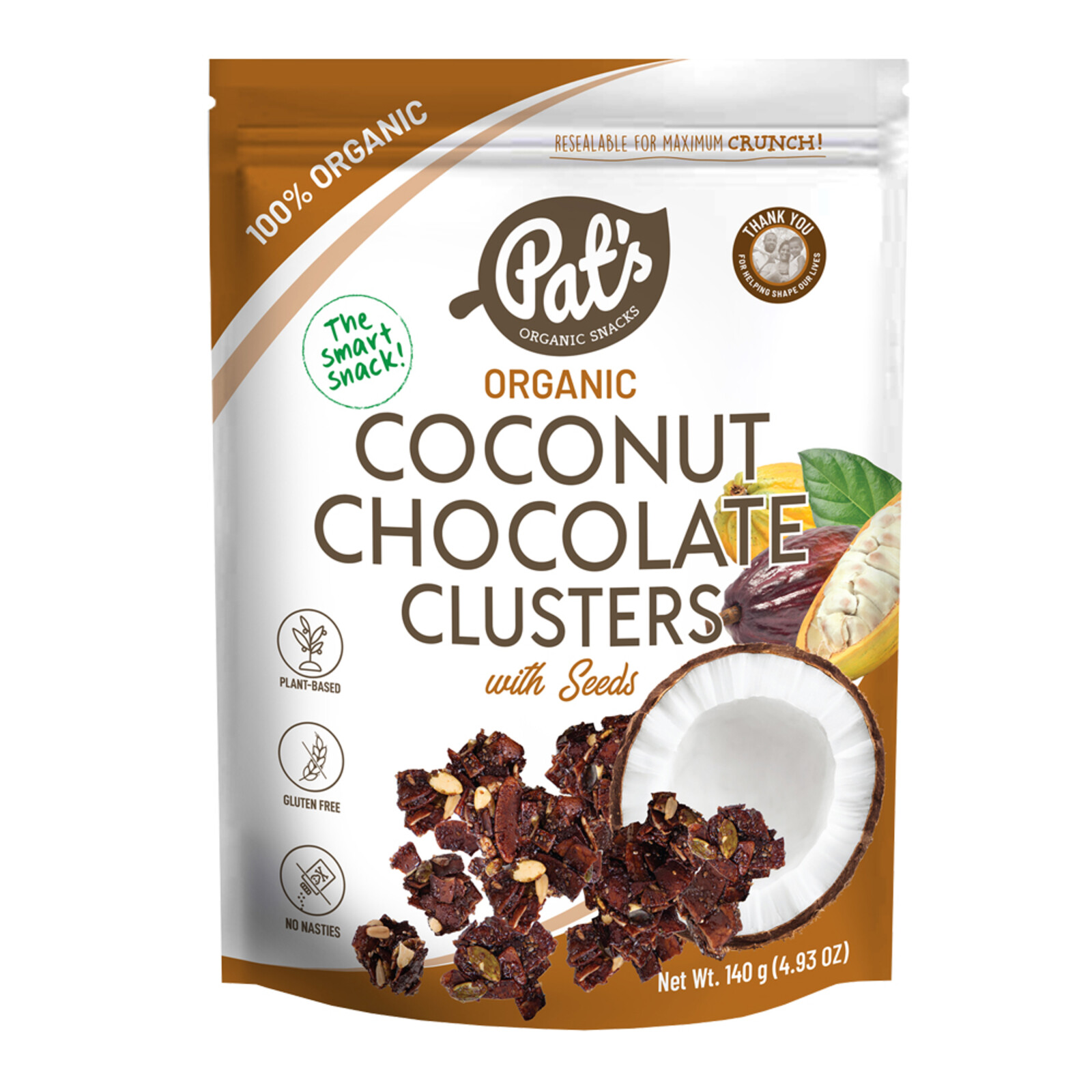 Organic Coconut Clusters - Chocolate | Buy Shop All Online | Little ...